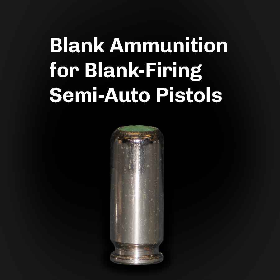 Shop Blank Ammunition for Blank-Firing Semi-Auto Pistols ...