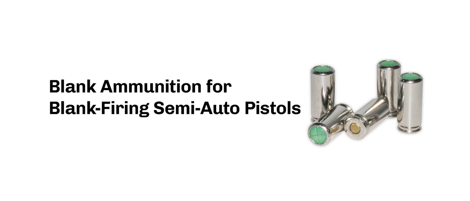 Shop Blank Ammunition for Blank-Firing Semi-Auto Pistols ...