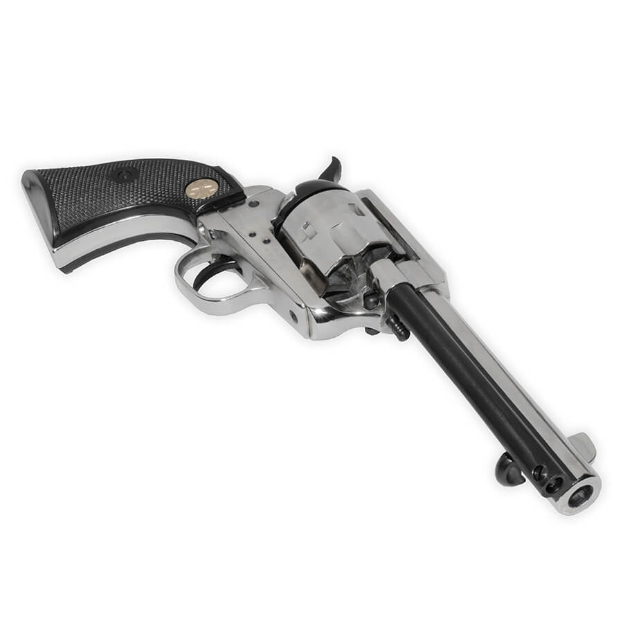 Shop Single Action Blank-Firing Revolver - Nickel Finish - .380 cal ...